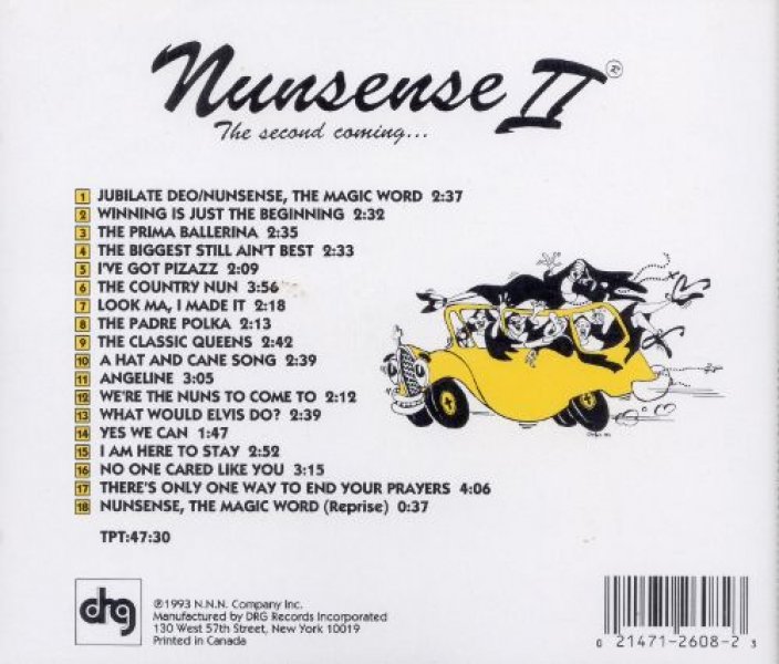 CD NUNSENSE PART 2 - Original New York Cast 1993 --> Musical, Playback ...