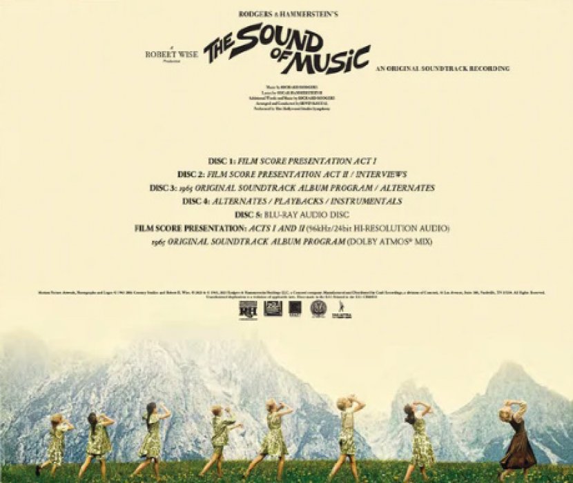 CD THE SOUND OF MUSIC - Original Film Soundtrack 1965 (Deluxe Edt. 2023 ...