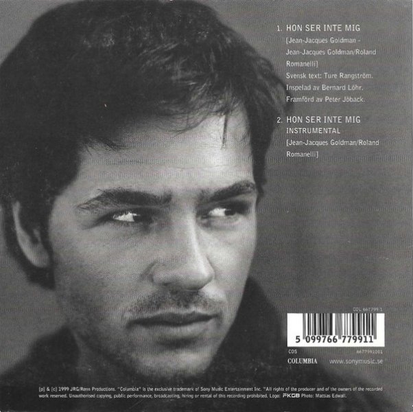 CD Peter Jöback - Hon Ser Inte Mig (from the movie ASTERIX & OBELIX ...
