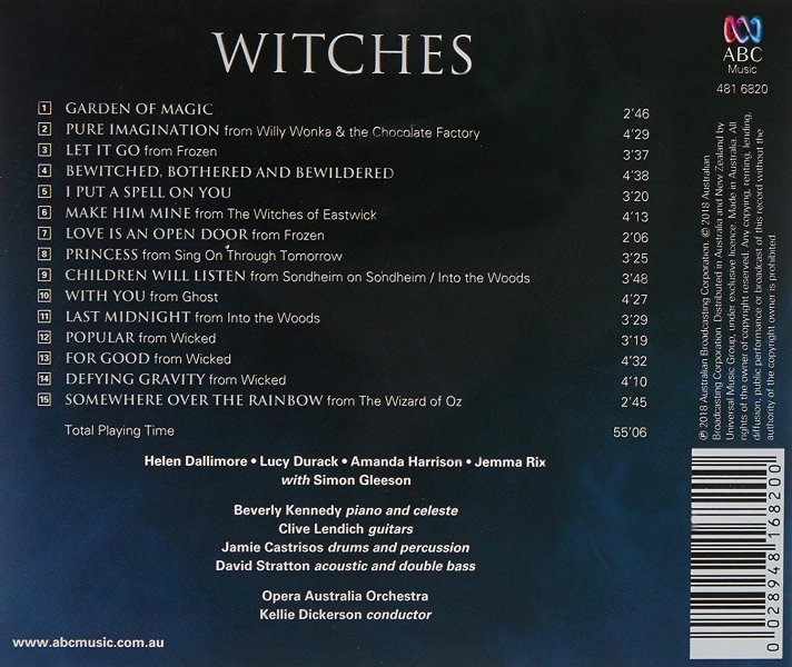 CD Witches --> Musical CDs, DVDs @ SoundOfMusic-Shop