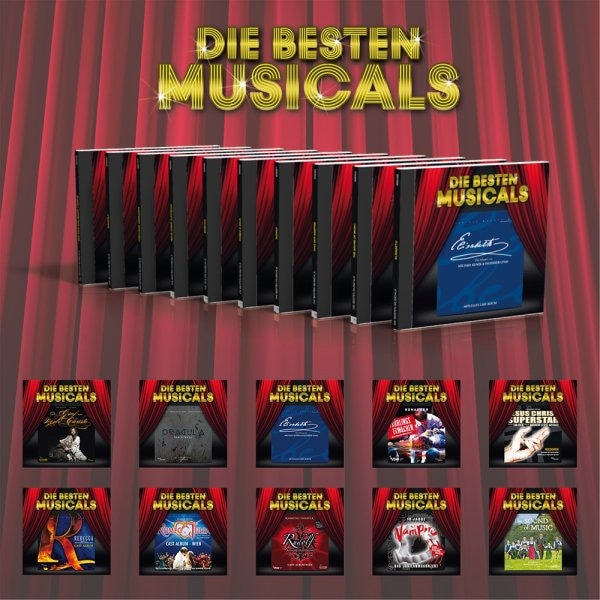 CD - Set DIE BESTEN MUSICALS - 10 CD-Sammlung --> Musical, Playback ...
