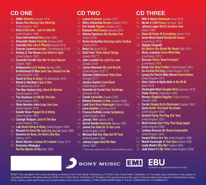 CD NOW Thats What I Call Eurovision --> Musical CDs, DVDs ...