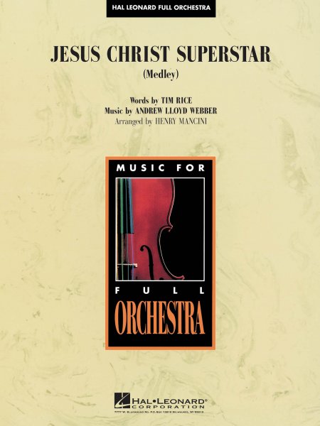 Sheet music JESUS CHRIST SUPERSTAR - Full Orchestra --> Musical CDs ...