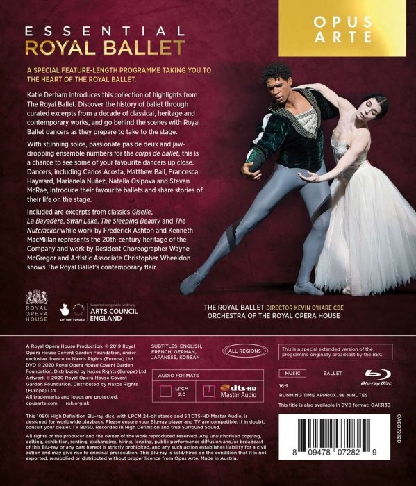 Blu-ray Disc ESSENTIAL ROYAL BALLET (All Regions) --> Musical CDs, DVDs ...