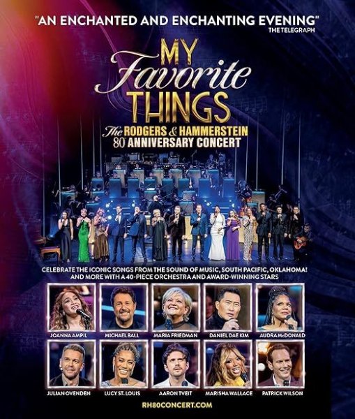 Blu Ray Disc My Favorite Things The Rodgers And Hammerstein 80th