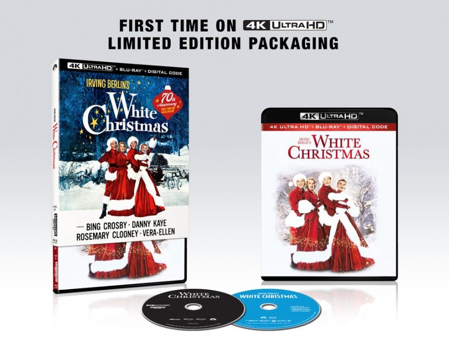 Blu-ray Disc WHITE CHRISTMAS -70th Anniversary Edition (4K Ultra HD ...