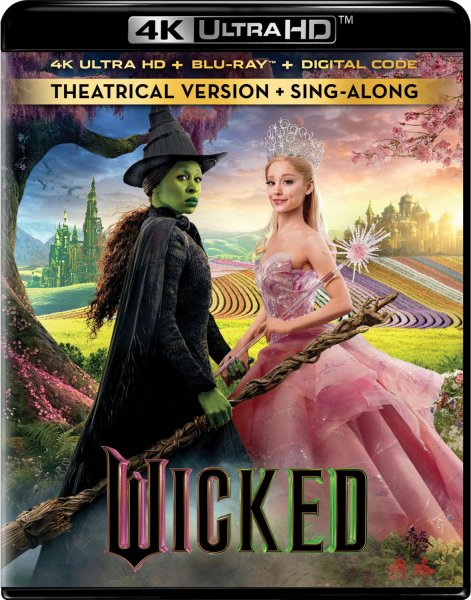 Blu-ray Disc WICKED (4K Ultra HD + Blu-ray+ Digital + Sing-Along ...