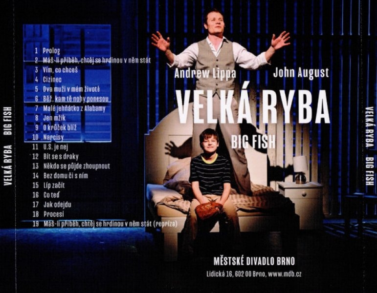 CD BIG FISH - Original Czech Republic Cast 2024 (Valká Ryba) -->