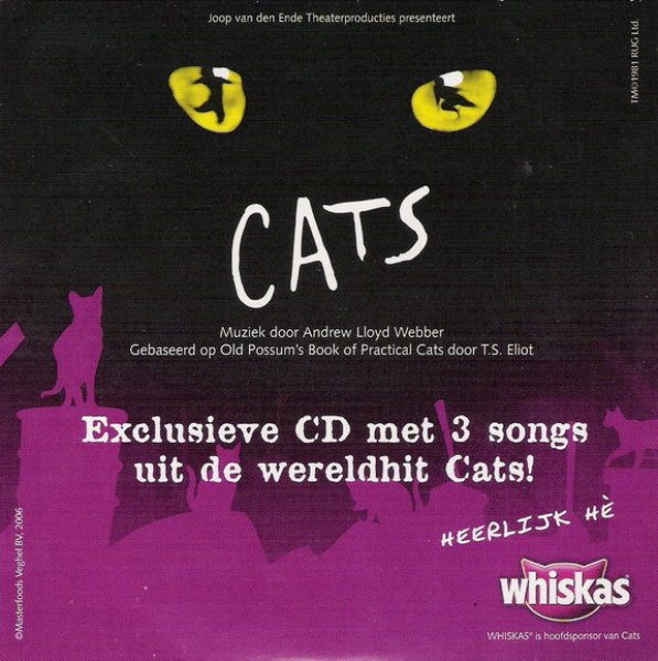 CD CATS - Original Niederlande Cast 2006 - 3 Track Promo-CD --> Musical ...