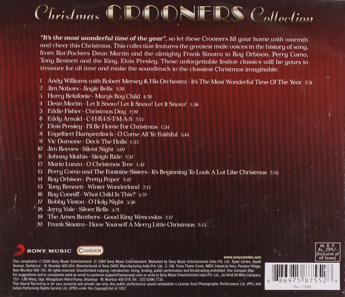 CD Christmas Crooners Collection --> Musical CDs, DVDs @ SoundOfMusic-Shop