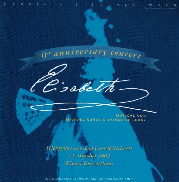 CD ELISABETH - Vienna Concert Cast 2002 - 10th Anniversary Concert ...