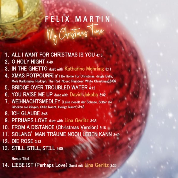 CD Felix Martin - My Christmas Time --> Musical, Playback, Playbacks ...