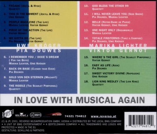 CD In Love With Musical Again --> Musical CDs, DVDs @ SoundOfMusic-Shop