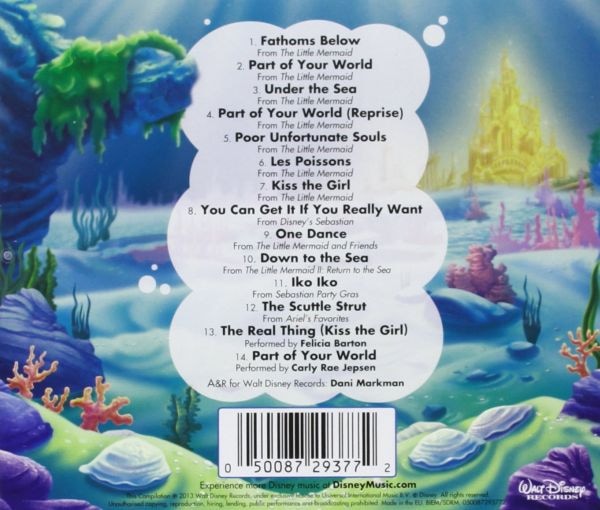 CD LITTLE MERMAID - Original Filmsoundtrack 1989 (+ Bonustrack ...