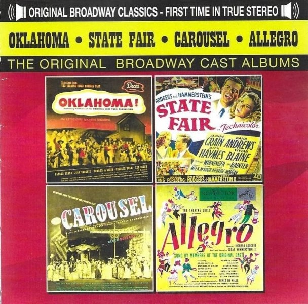 CD OKLAHOMA + STATE FAIR + CAROUSEL + ALLEGRO - Original Broadway Cast ...