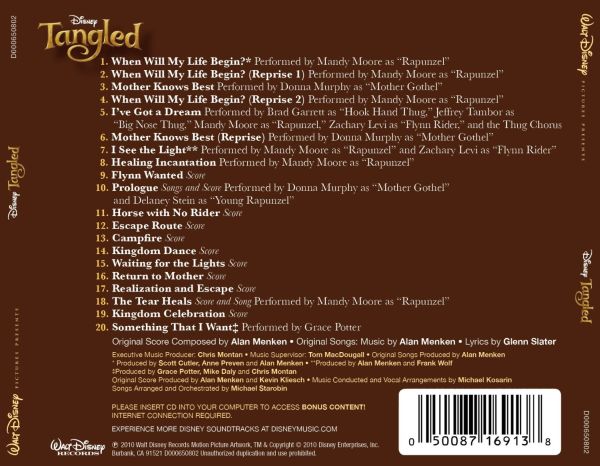 CD TANGLED - Original Filmsoundtrack 2010 (Disney's Rapunzel ...