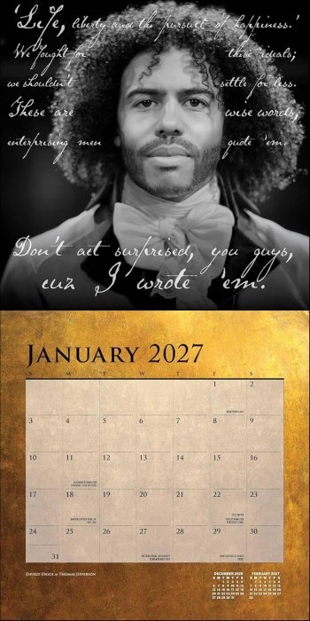 Calendar HAMILTON 2025 --> Musical CDs, DVDs @ SoundOfMusic-Shop