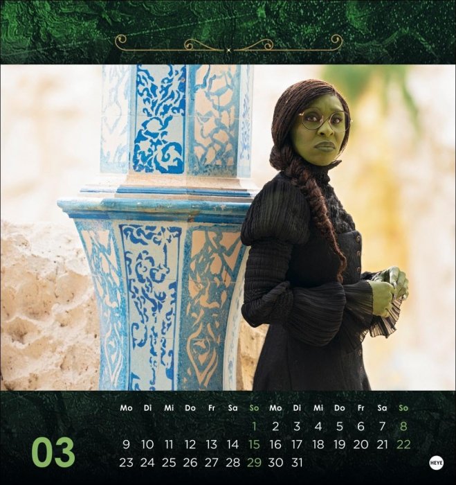 Calendar WICKED - Official 2026 Postcard-Calendar --> Musical CDs, DVDs ...