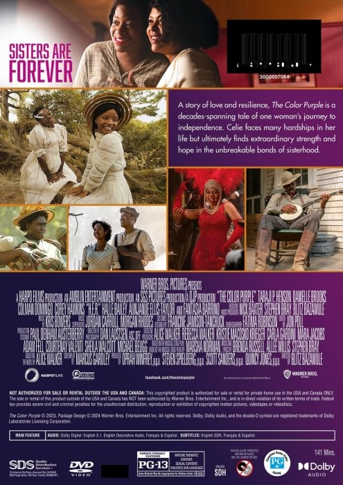 DVD THE COLOR PURPLE (RC 2) --> Musical CDs, DVDs @ SoundOfMusic-Shop