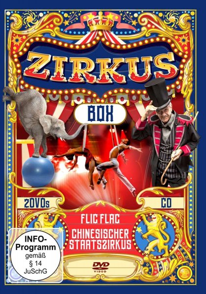 DVD ZIRKUS BOX (2DVD + CD, RC 2) --> Musical CDs, DVDs @ SoundOfMusic-Shop