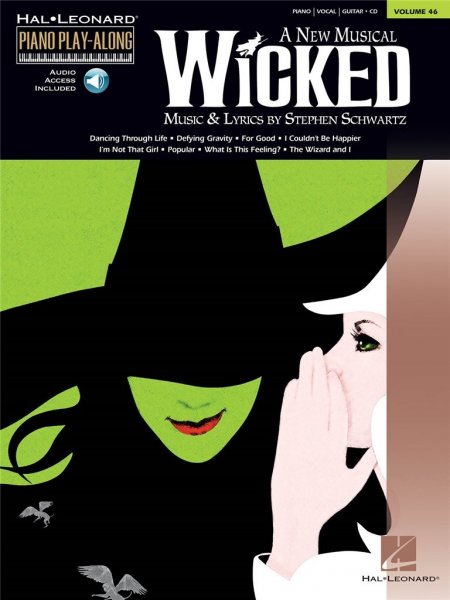 Noten + Download-Playbacks Wicked (Piano Play-Along) --> Musical, Playback, Playbacks, DVD ...