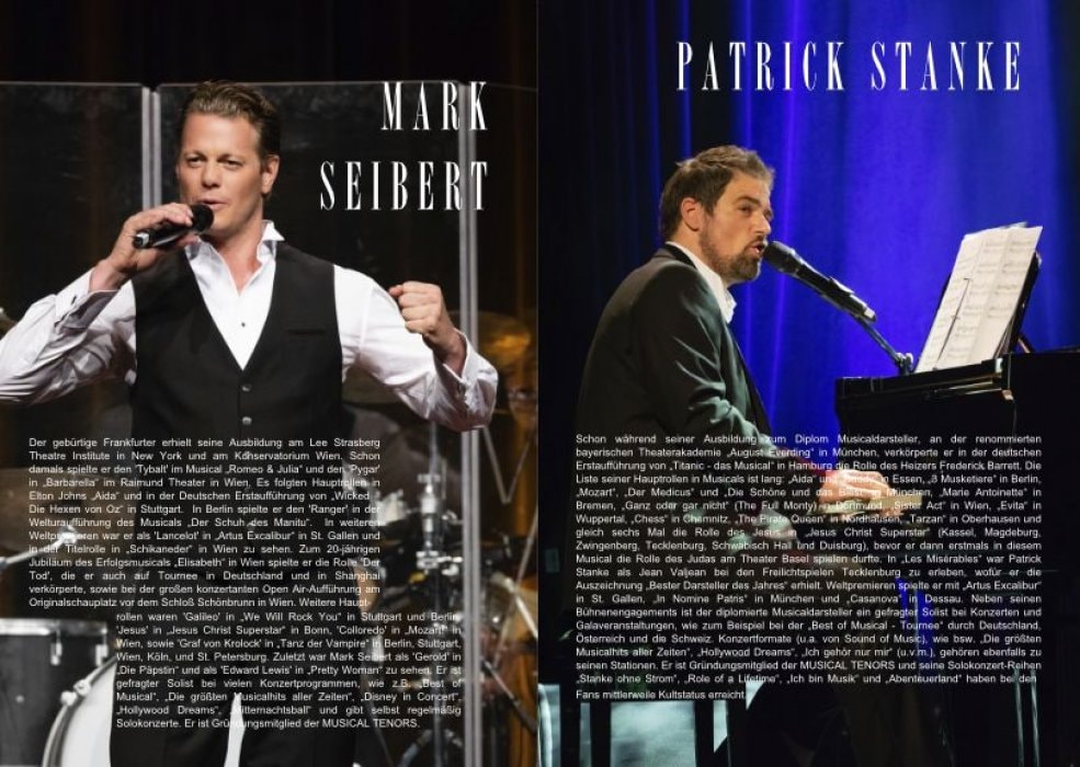 Programmheft MUSICAL TENORS - Older But Not Wiser --> Musical, Playback ...