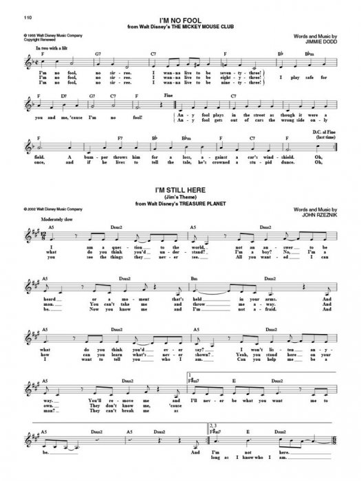 Sheet Music The Disney Fake Book - 4th Edition (PVG) --> Musical CDs ...
