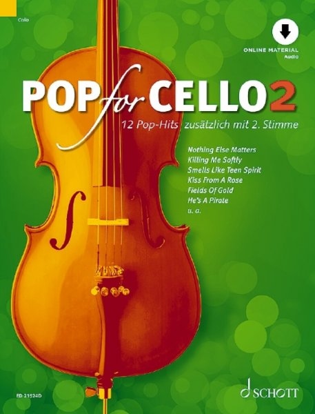 Sheet music + Download-Playbacks POP FOR CELLO 2 --> Musical CDs, DVDs ...