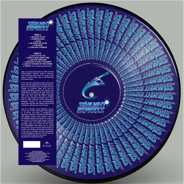 Vinyl - LP STARLIGHT EXPRESS - Original London Cast 1984 - (Ltd ...